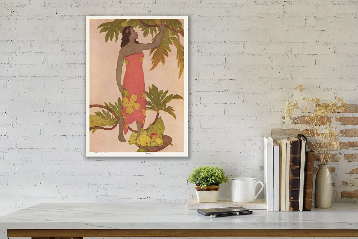 Bread Fruit, Hawaii, Matson Lines Menu Cover, 1947
