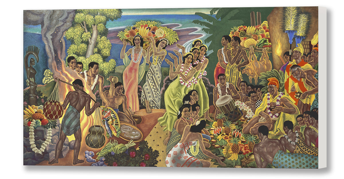 Island Feast, Matson Lines Menu Cover, 1937