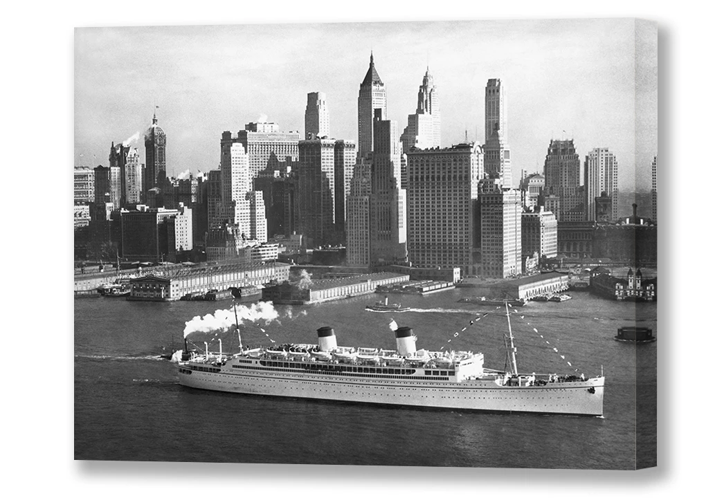 Lurline in New York City, Matson Lines Photograph, 1933